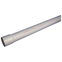 Schedule 40 DWV PVC Pipe, Bell End, Foam Core, 4-In. x 20-Ft ...