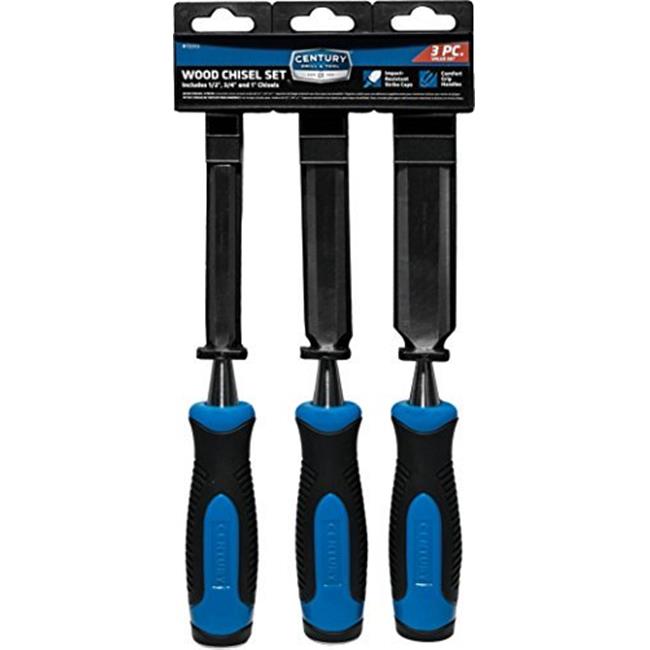 Century Drill And Tool 3 PIECE PROFESSIONAL WOOD CHISEL SET ...